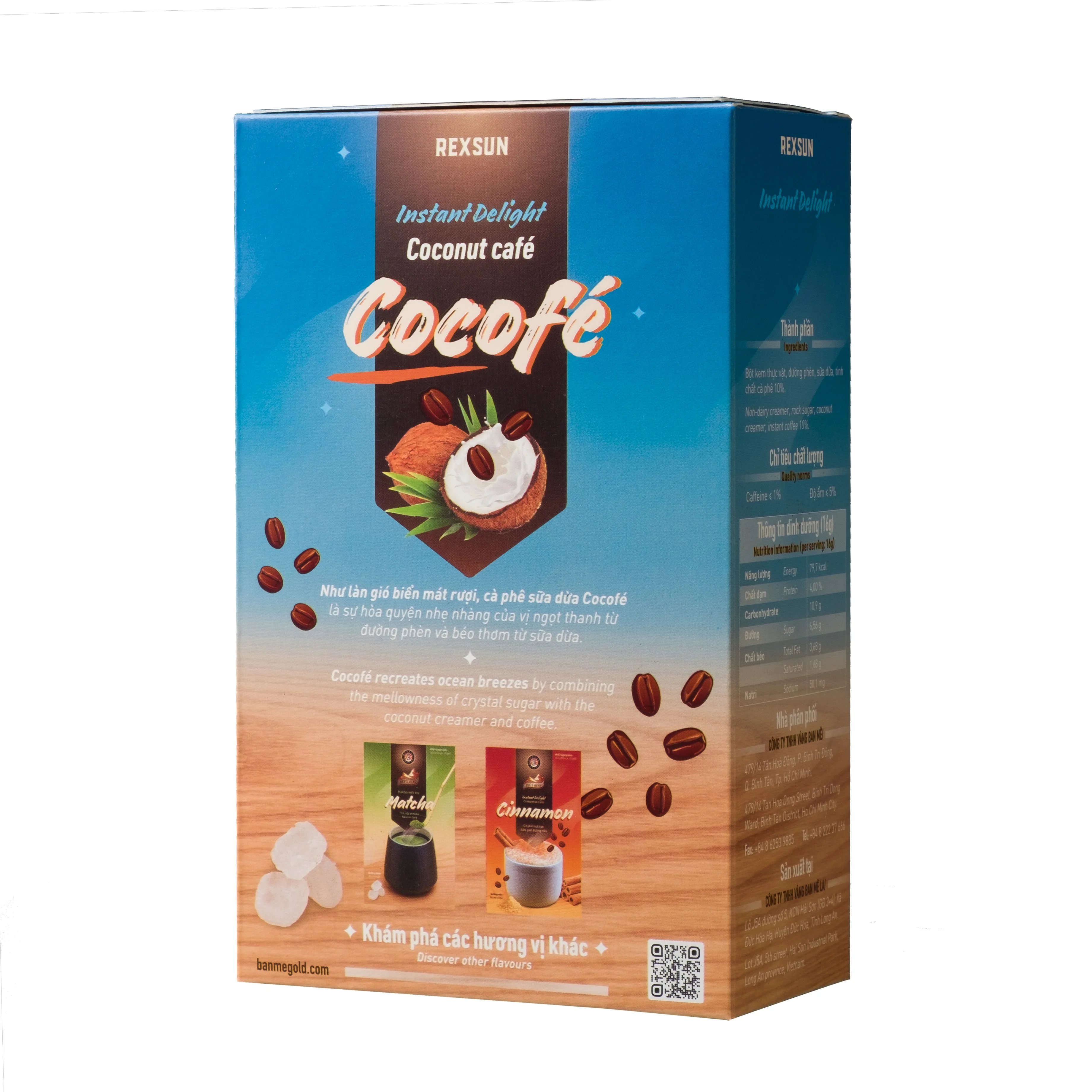4IN1 Instant Coffee Mix COCOFE - Enjoy Coffee & Coconut