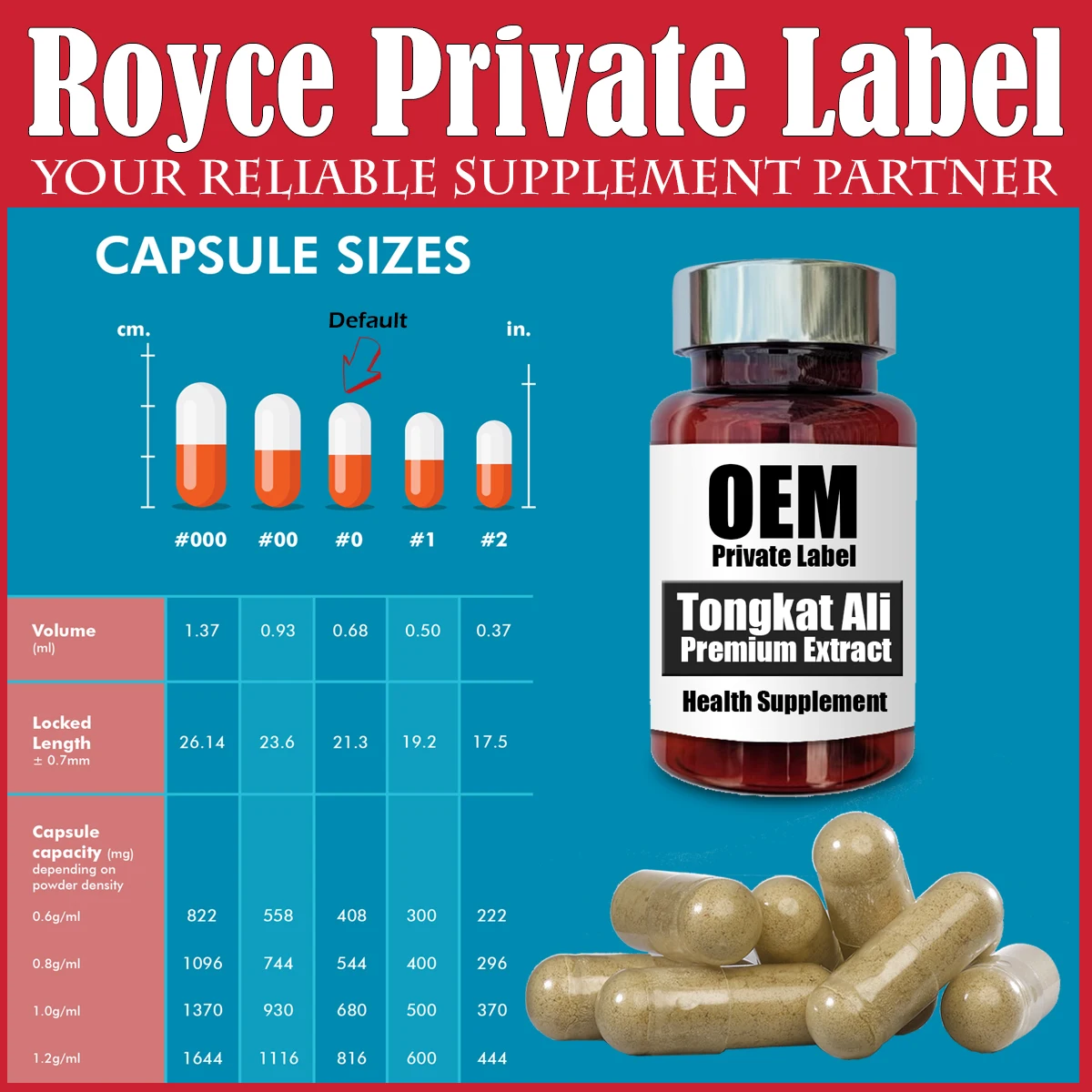 Solvent Extraction Type Capsule Form Good For Men's Health Herbal Type ...