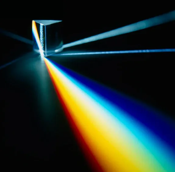 Kids Physics Stem Science Toys Glass Reflecting Triangular Color Prism ...