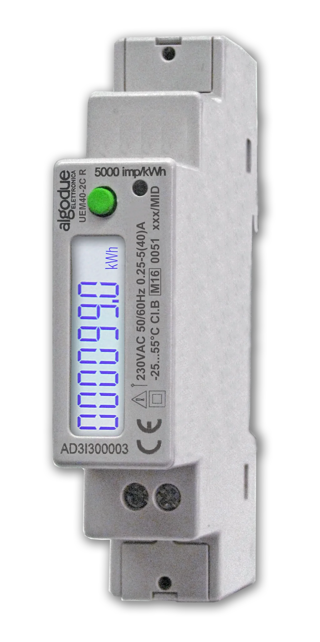 UEM40 Algodue Energy Meter - Single Phase Modbus RS485