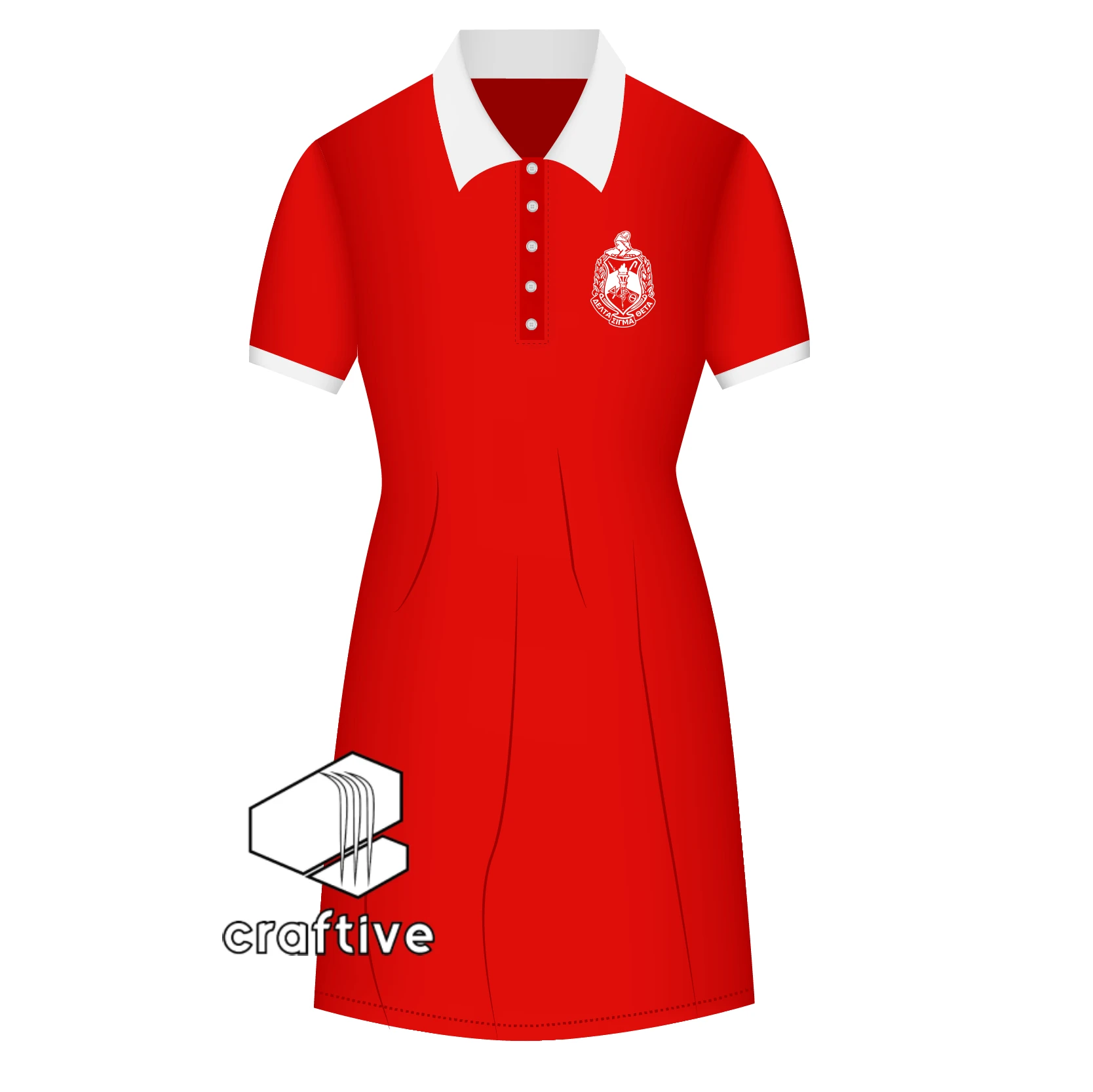Delta-sigma-theta Dst Polo Dress - Buy Delta-sigma-theta Polo Dress,Dst ...