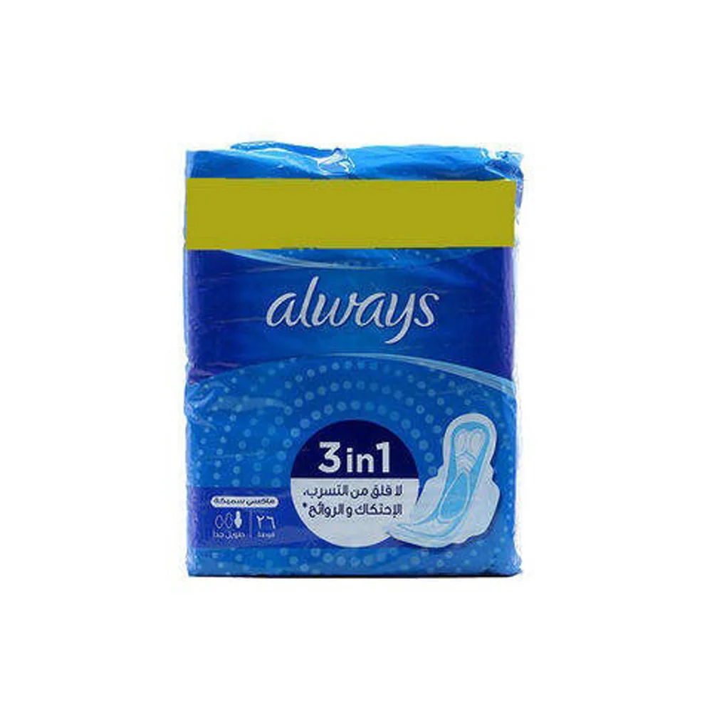 Always Maxi Overnight Pads With Wings,Size 4,Overnight,Unscented,48 Ct ...