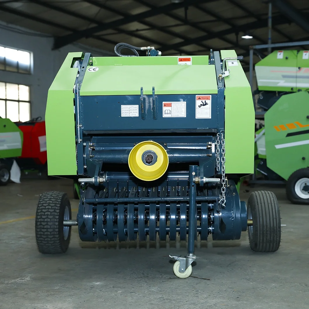 Tractor Mounted Hay Straw And Grass Press Round Baler Machine Hay And ...