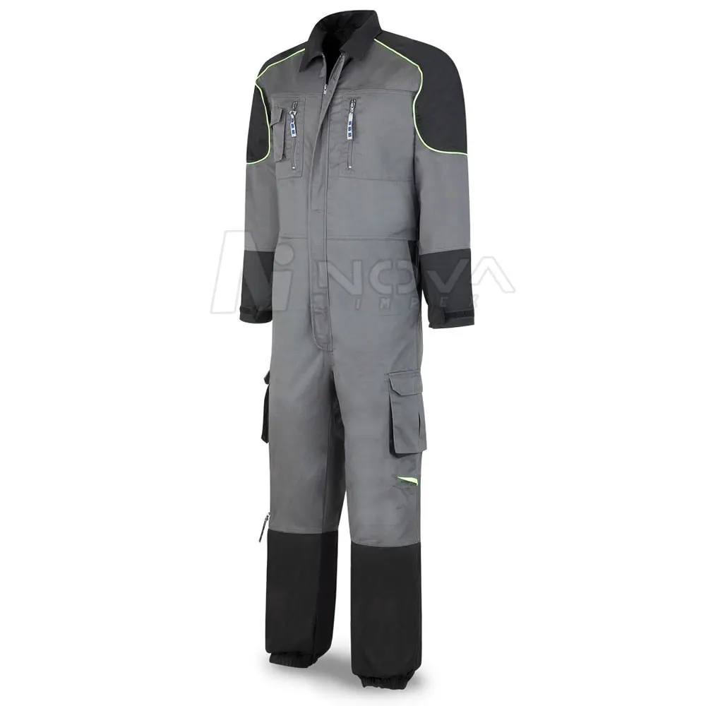 Full Body Safety Coverall Suit Breathable Working Overalls Working ...
