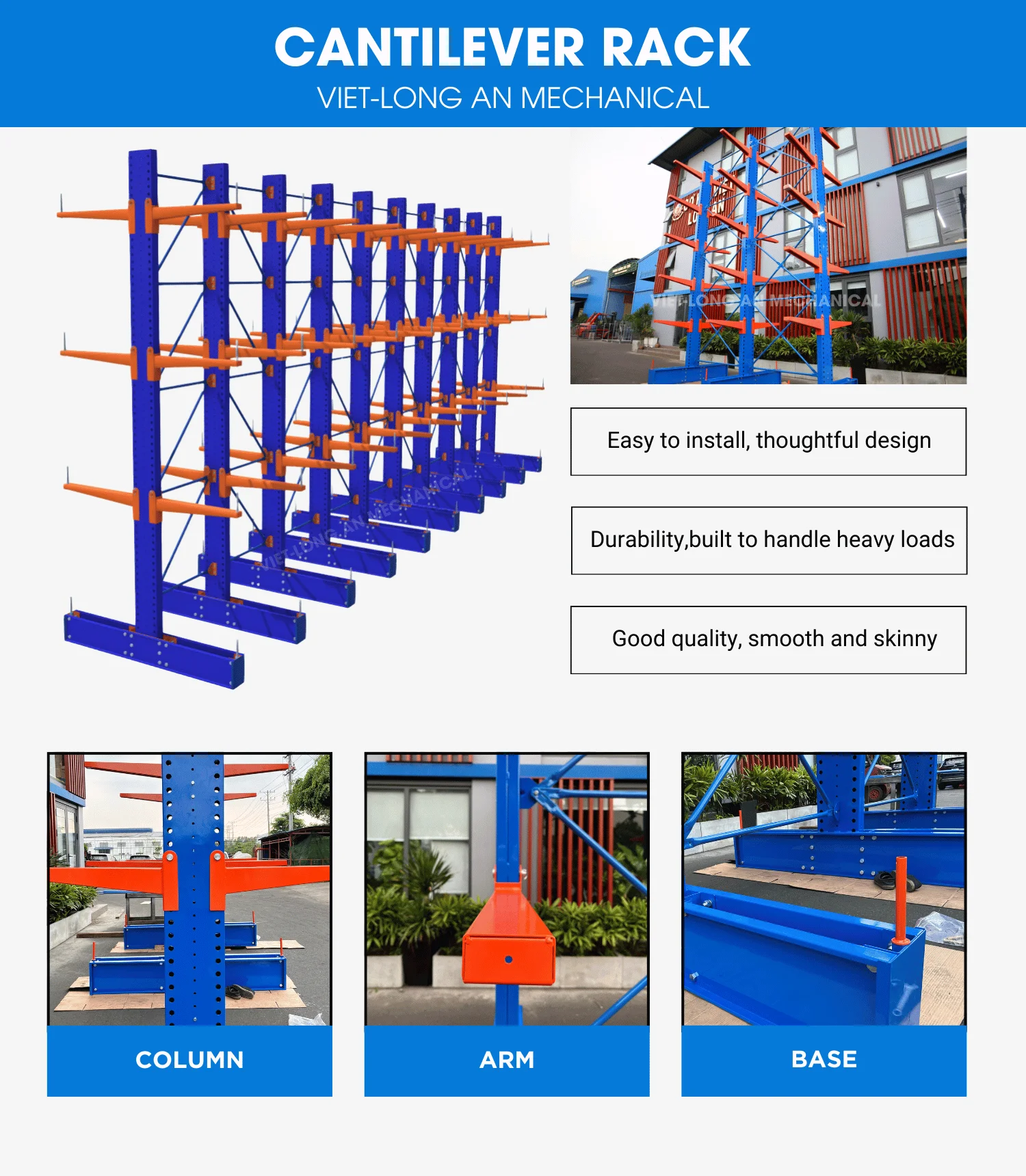 Cantilever Rack System for Efficient Warehouse Storage of Long Lumber ...