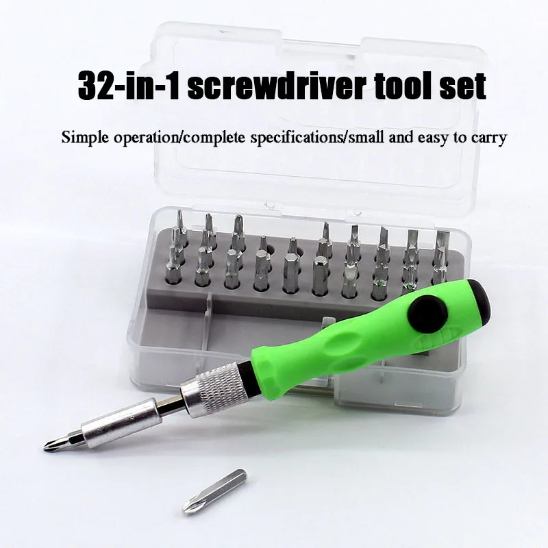 32 in 1 Screwdriver Set Mini Mobile Phone Screwdriver Set Repair Kit ...