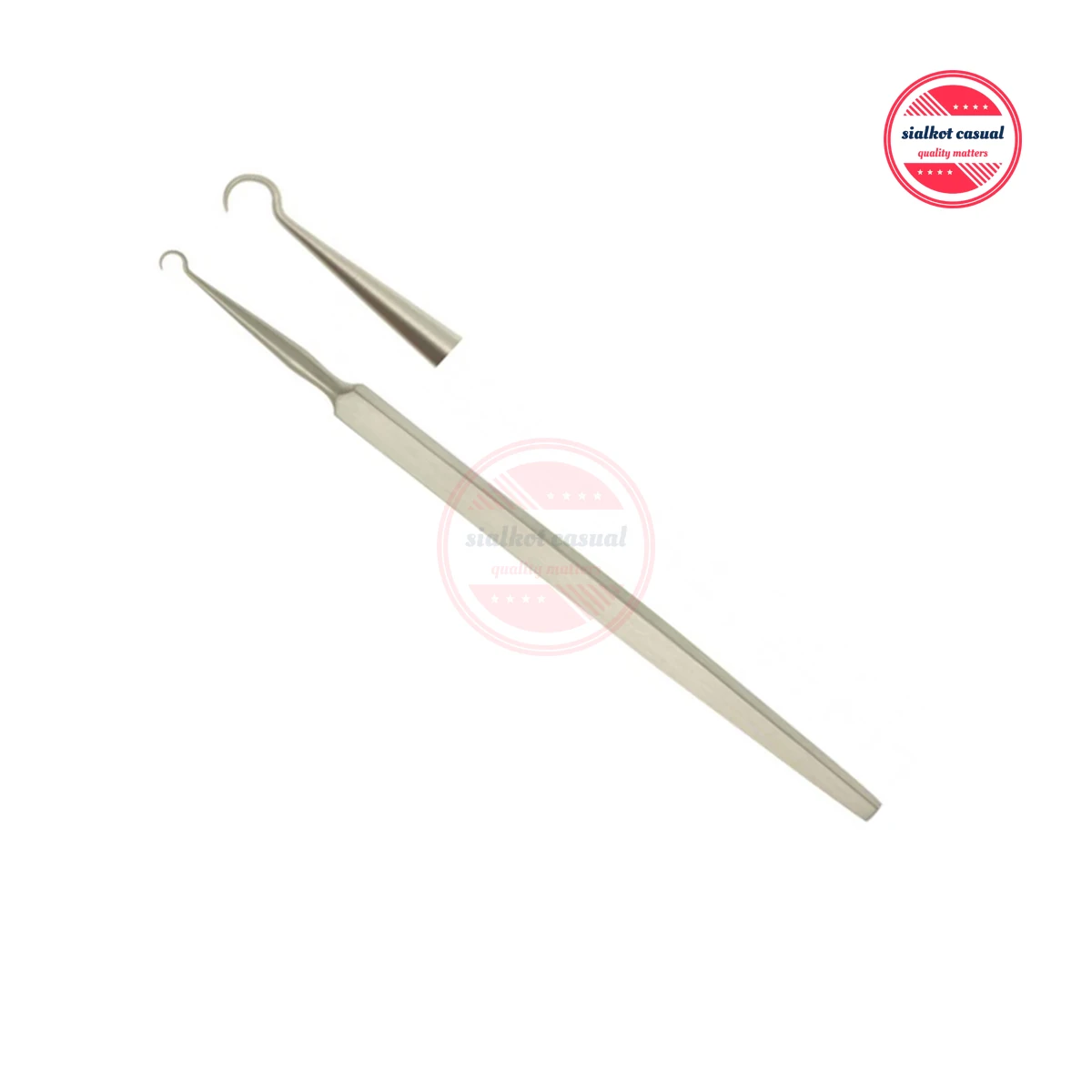 Stainless Steel Surgical Sharp Single Ended Skin Hook | Hospital ...