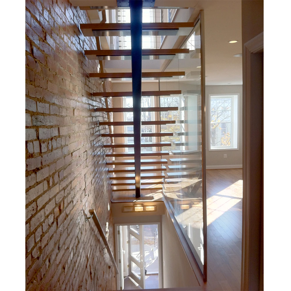 Mono Stringer Stair - Durable Steel Frame & Timber Treads