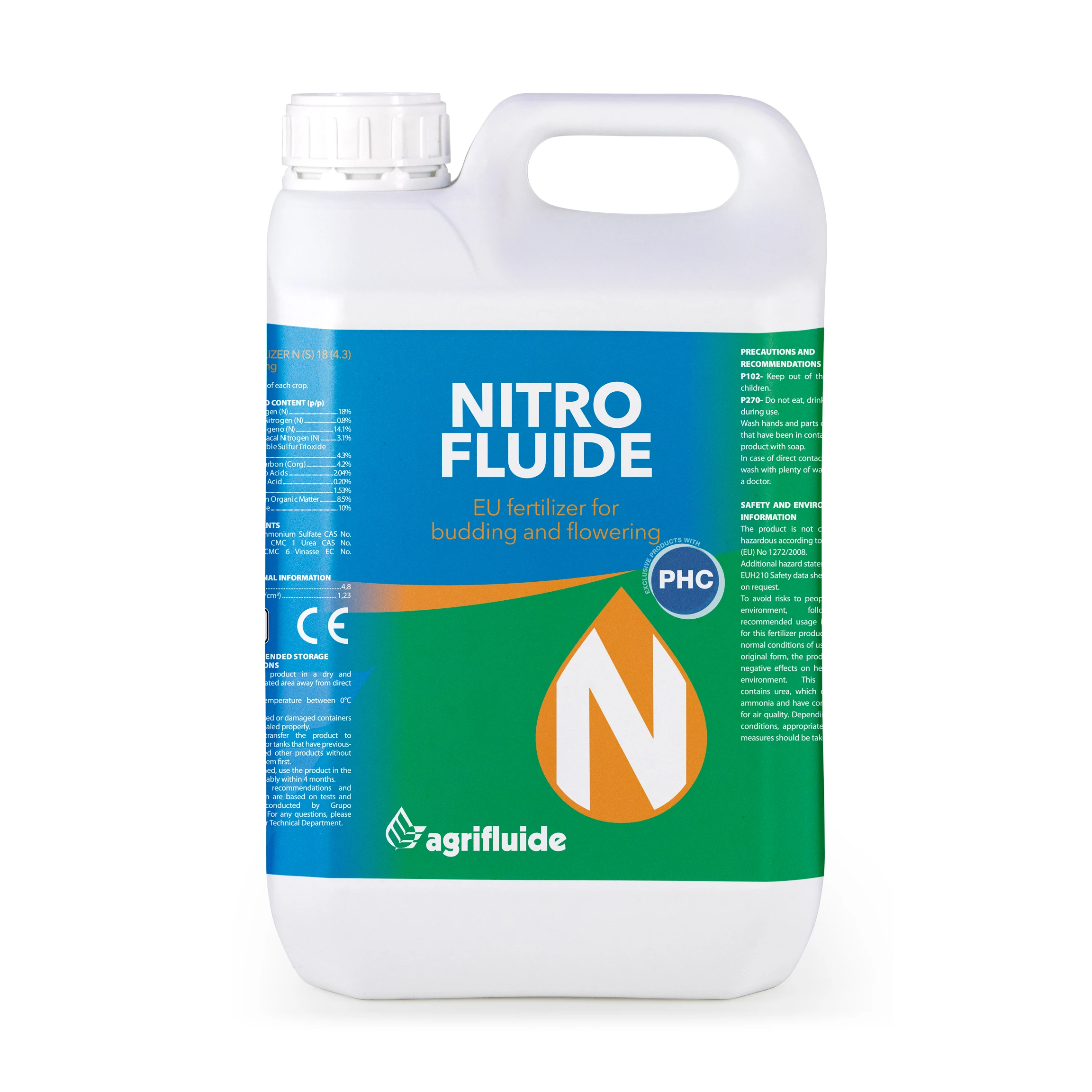 Biostimulant 5L Fertilizer with PHC Nitrofluide Liquid Compound ...