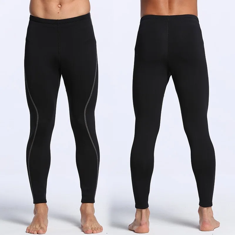 Diving Bottom Wetsuit Trousers 2mm Neoprene Black Wetsuit Pants For Men ...