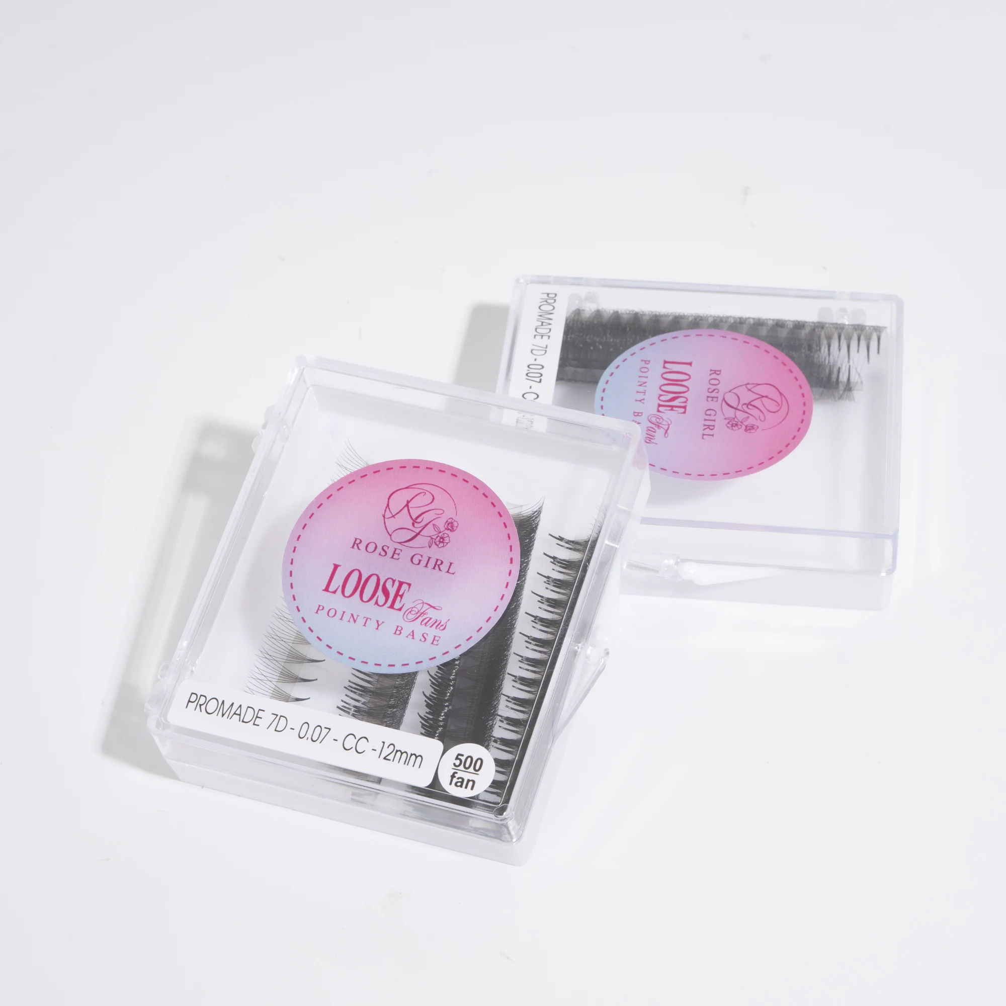 Wholesale Premium Belle Mink Eyelash Extensions Ultra Speed Lash 7d Narrow Promade Fans Eyelash ...