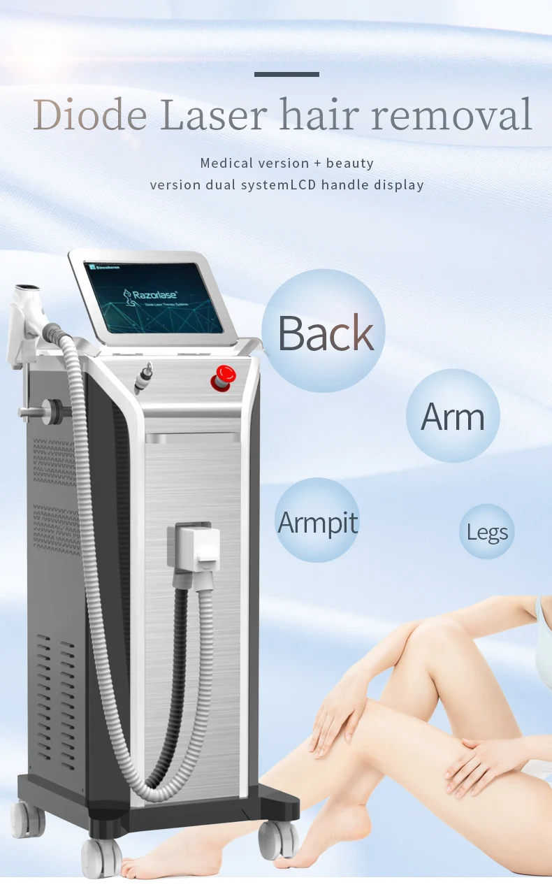 Sincoheren 2024 Laser Hair Removal Ice Cooling System Diode Laser 755nm ...