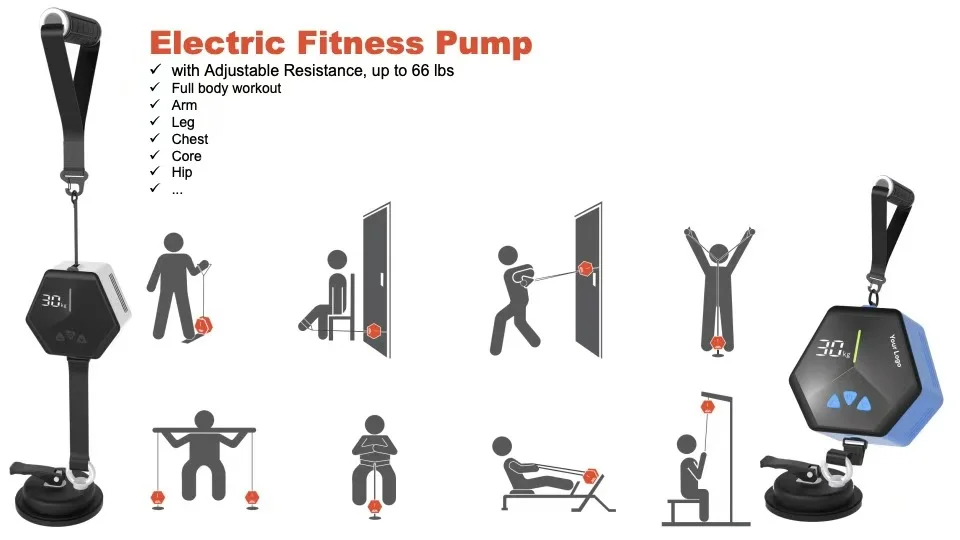 Maxtorc Fitness Pump - Adjustable Resistance for Home Training