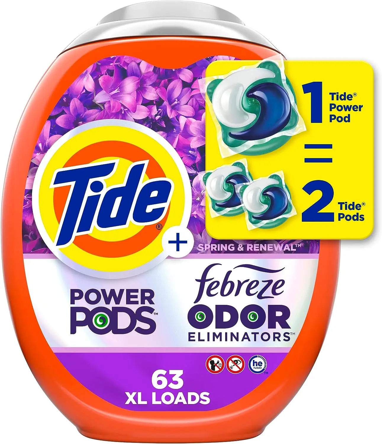 Tide Power Pods Laundry Detergent Pacs,Febreze Freshness With Sport ...