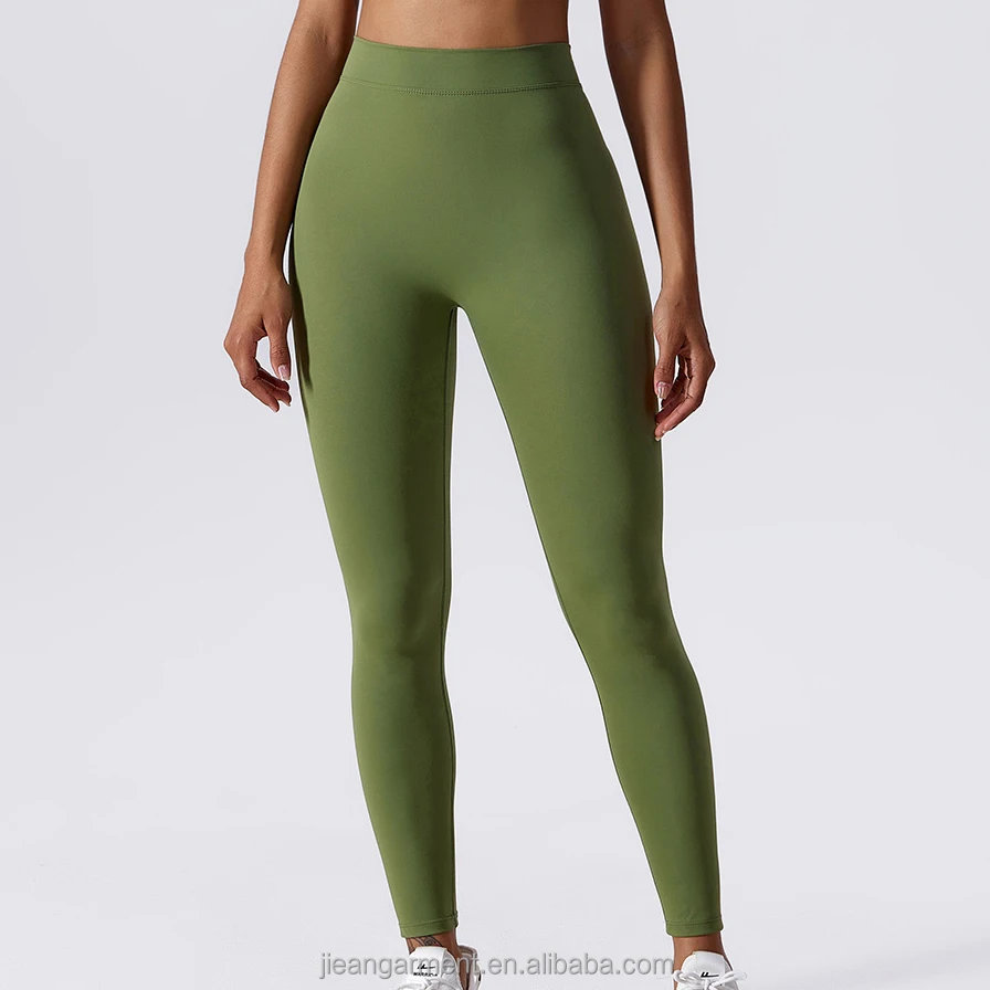 Custom Yoga Pants Women V Back Butt Lifting Leggings Athletic Fitness ...