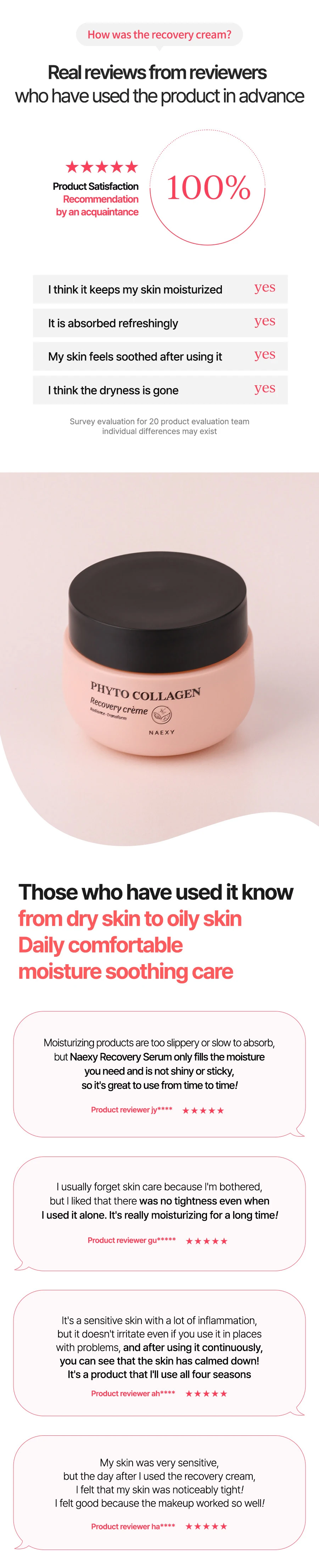 NAEXY Phyto Collagen Recovery Cream - Taut & Elastic Skin