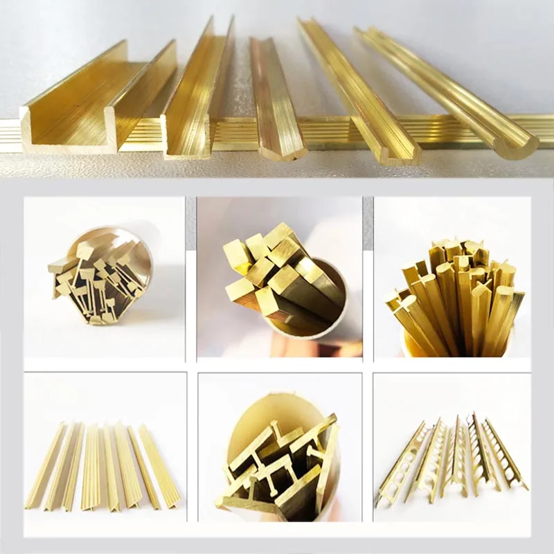 Brass T Shape U Shape Tile Trim Profiles for Wall Bronze