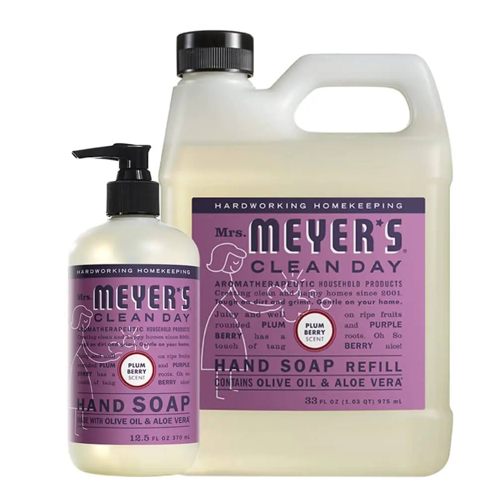 Mrs. Meyer's Clean Day Liquid Hand Soap,Made With Essential Oils ...