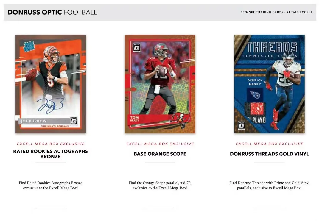 Original Usa Supplier Of 2020 Panini Don Russ Optic Football Me-ga Box ...