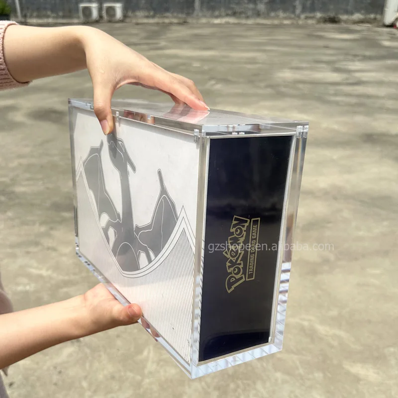 Acrylic Charizard Upc Box Display Case For Pokemon Charizard Ultra ...