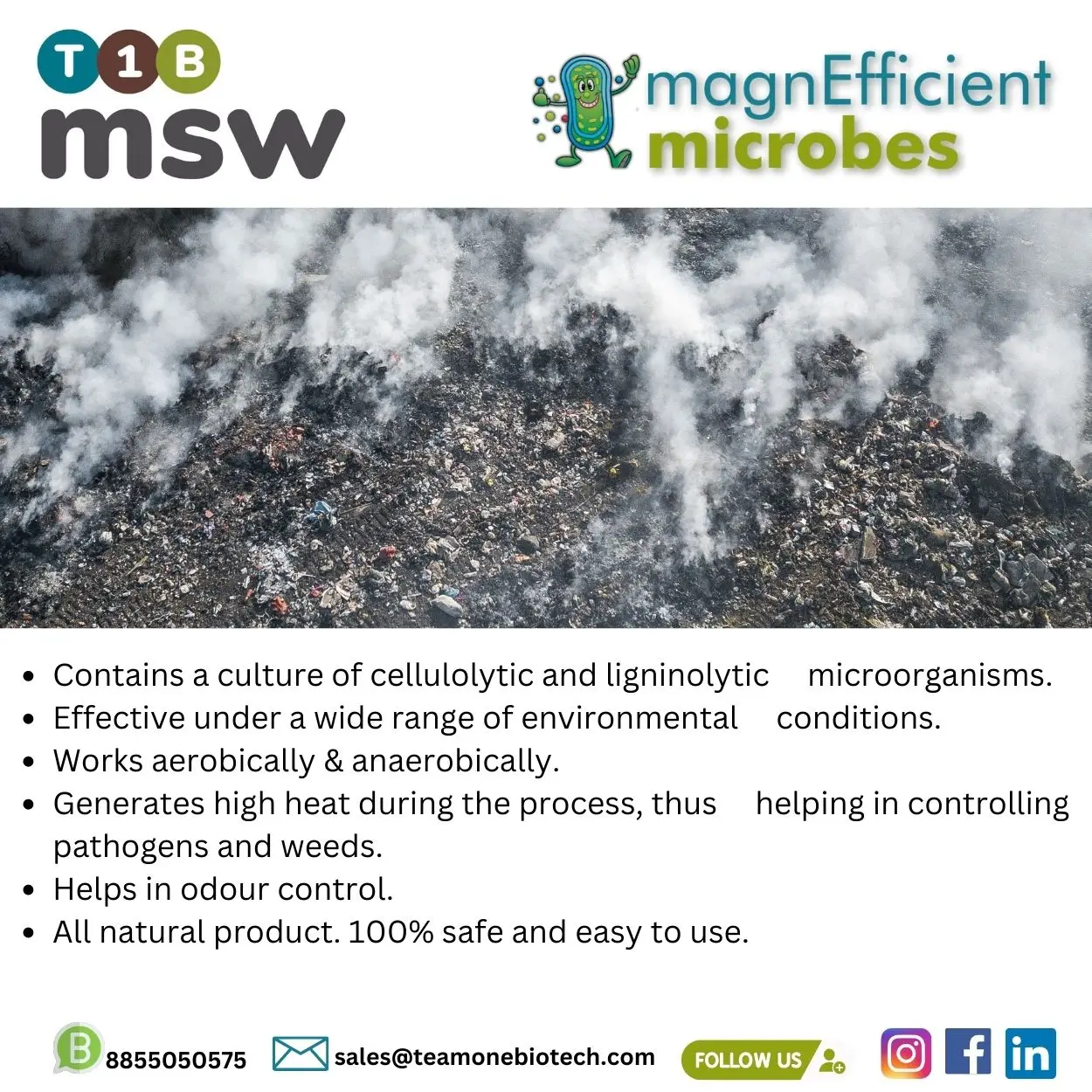 Microbial Waste Treatment Solution for Landfills| Alibaba.com