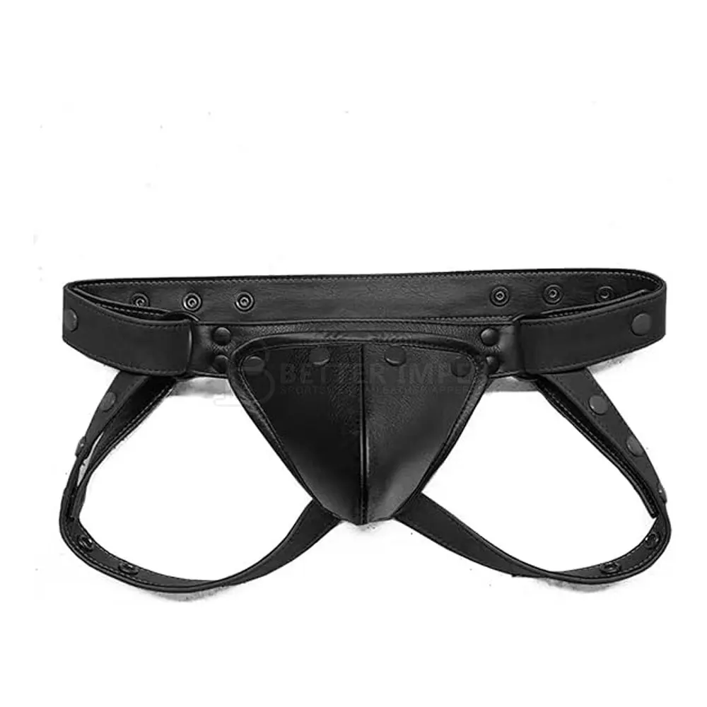 Factory Direct Supply Classical Leather Jock Straps Lightweight Leather Jock Straps for Men ...