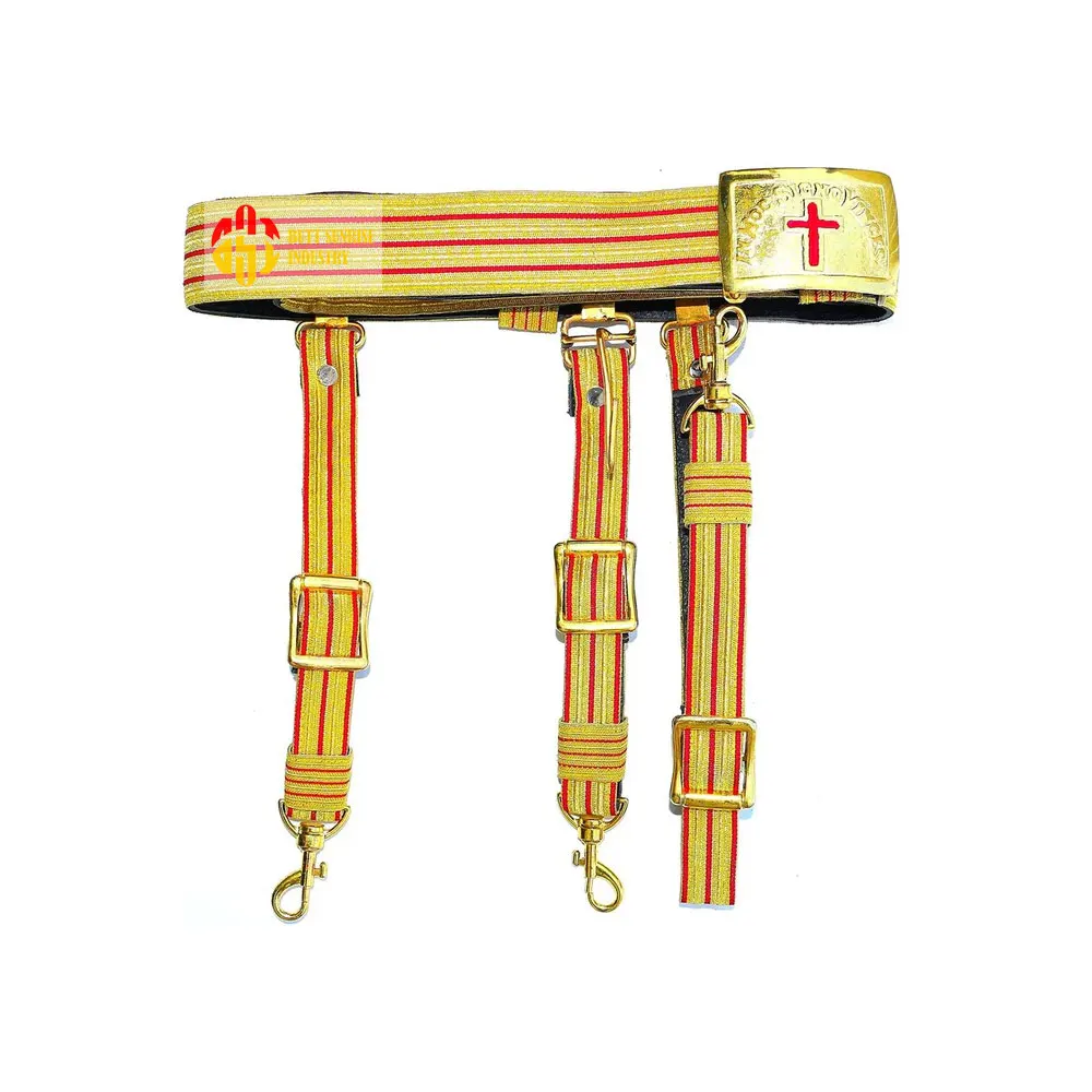 Sir Knights Templar Commandery Regalia Belt Custom Design Regalia Belt ...