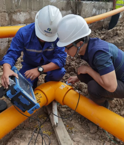 Portable Handheld Ultrasound Scanner for Pipe Weld Inspection