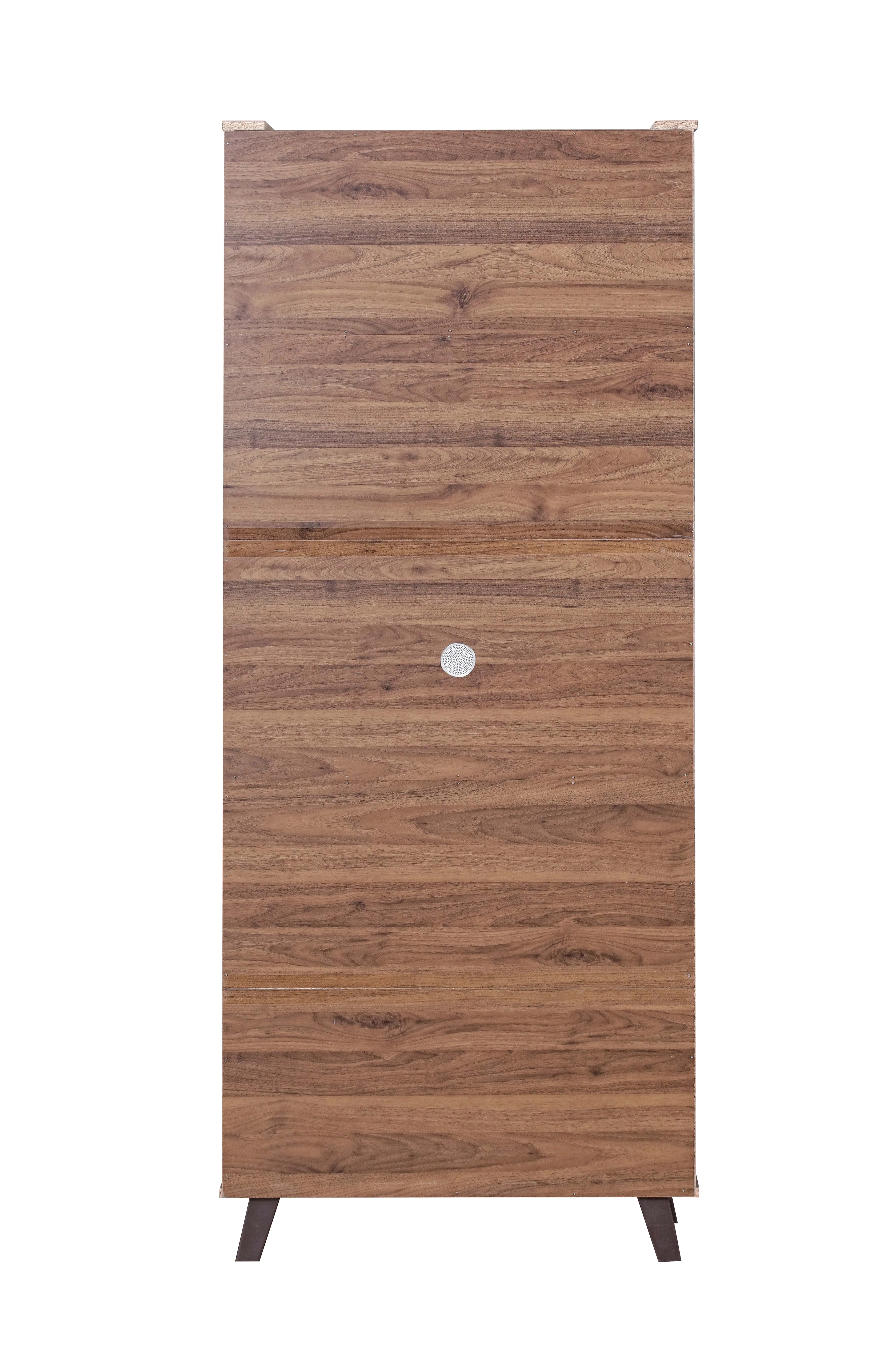 Freestanding Tall Pantry Cabinets Modern Kitchen Cabinet K204 Walnut Grey Marble Home Bar ...