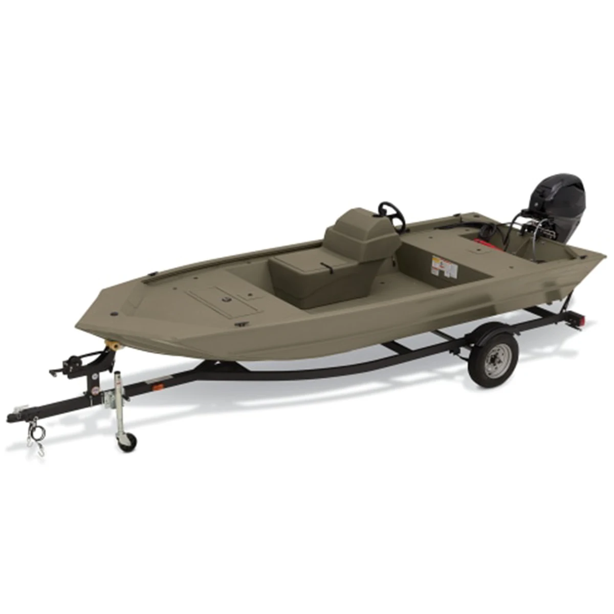 Small 12ft Aluminum Bass Fishing Boat - Max Speed 31 Knots