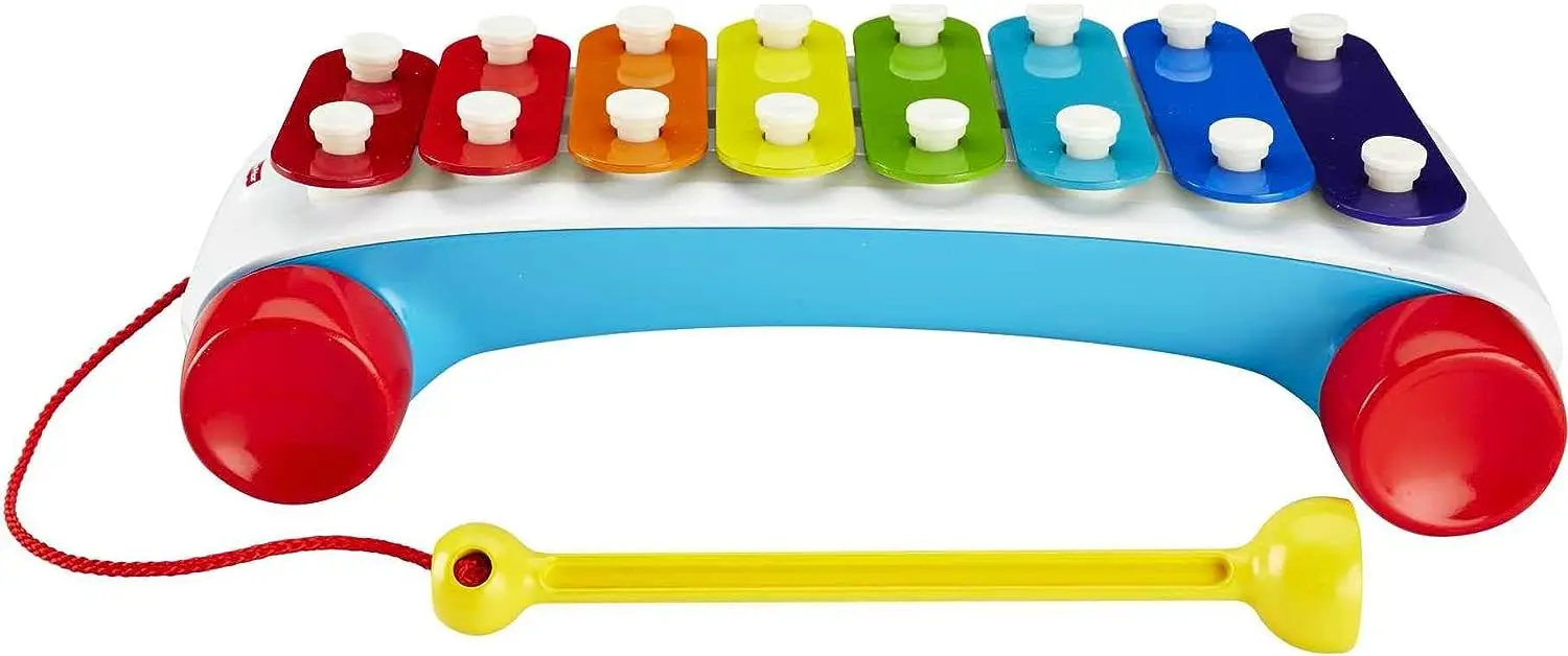 Classic Xylophone Kids Pretend Musical Instrument Toy With Mallet And ...