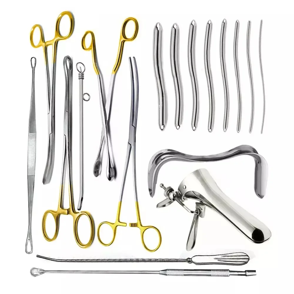 Top Quality Dilatation And Curettage Set Gynecology Instruments Set Of ...