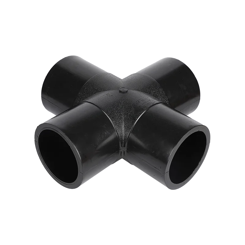 Oem Iso Butt Fusion Pe100 Material Cross Tee Hdpe Pipe And Fittings With Round Head Welding ...