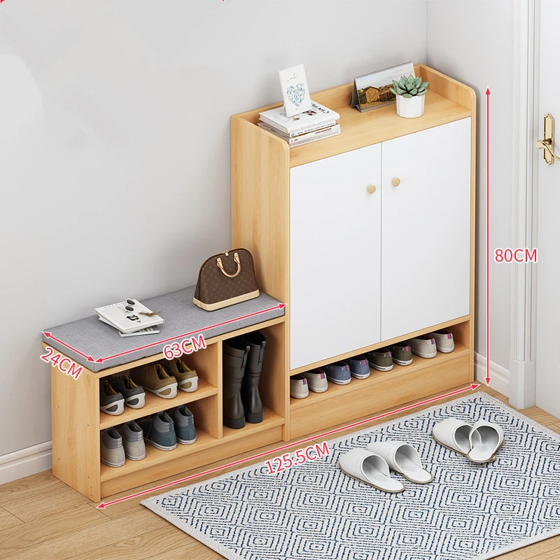 Modern Wooden Entryway Shoe Storage Bench with OEM | Wholesale