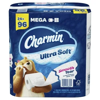 Charmin-ultra Soft Toilet Paper,24 = 96 Mega Rolls - Buy Charmin Toilet ...