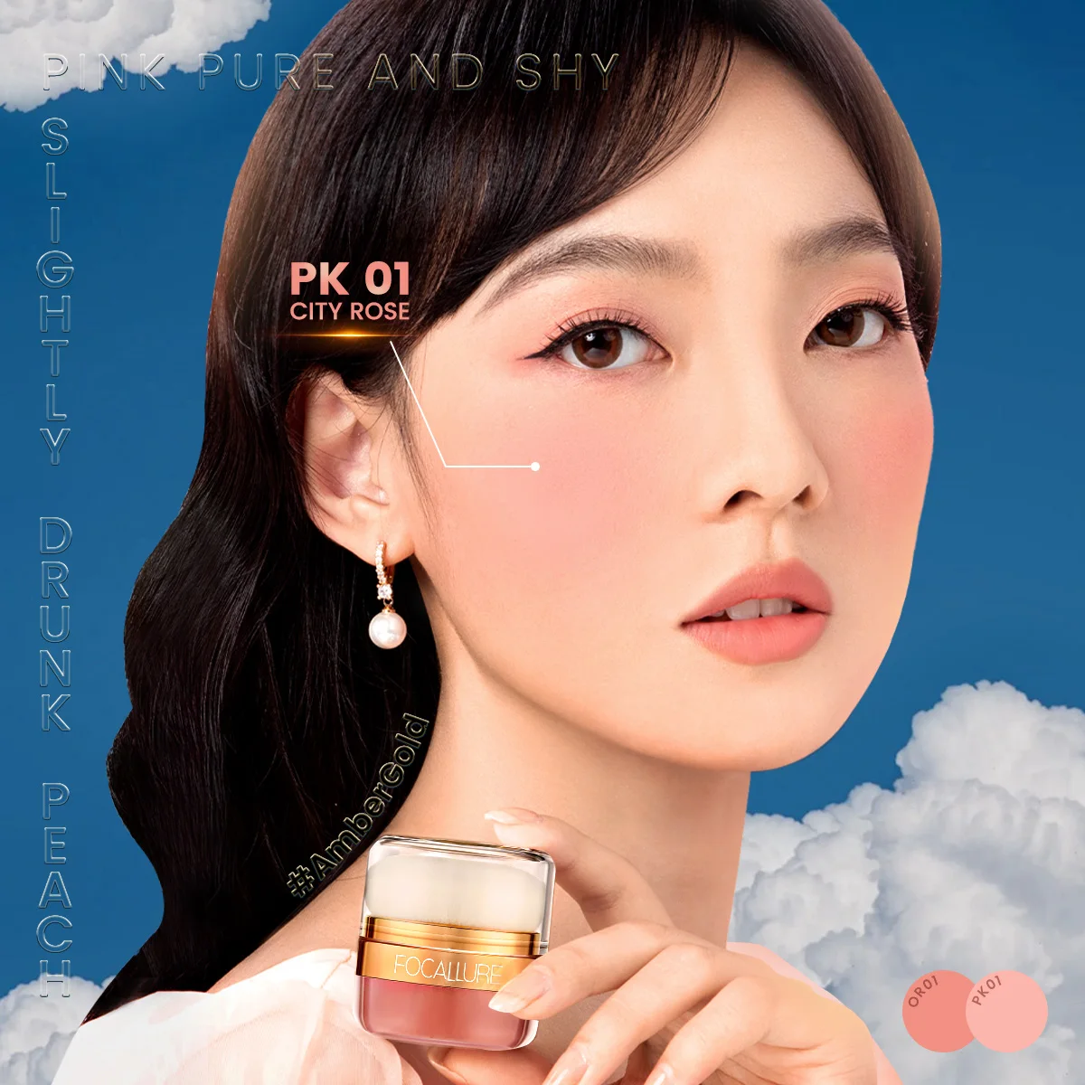 FOCALLURE FA259 Blush Loose Powder High Pigmented Easy to Blend Powder Blush| Alibaba.com