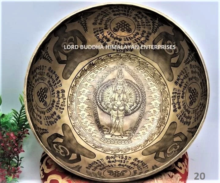 Nepal Made Tibetan Special Art Singing Bowls - Gaurab