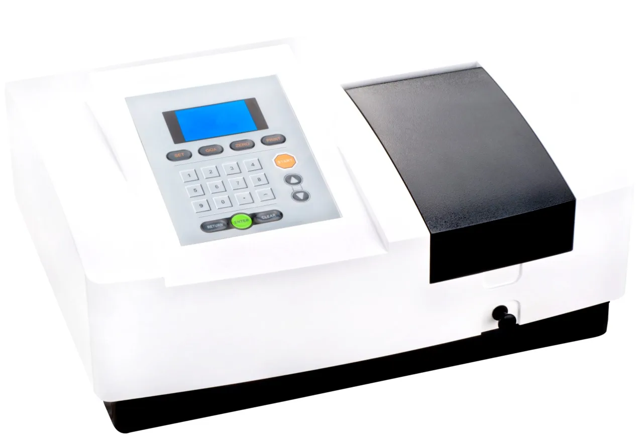 MIcroprocessor UV-VIS Double Beam Spectrophotometer with Bluetooth ...