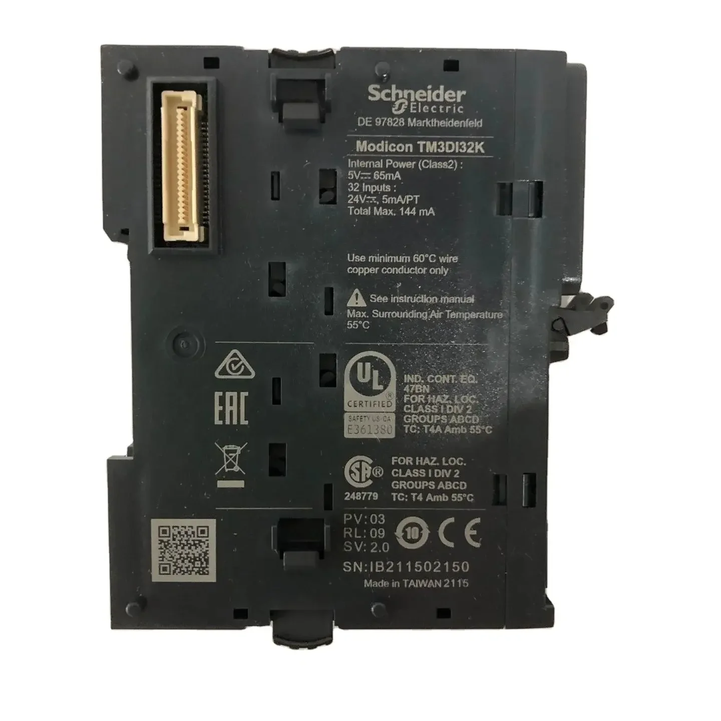 Modicon Tm3 4 Outputs Screw 24v Dc Analog Output Module Tm3aq4 - Buy Plc Analog Input Module Plc ...