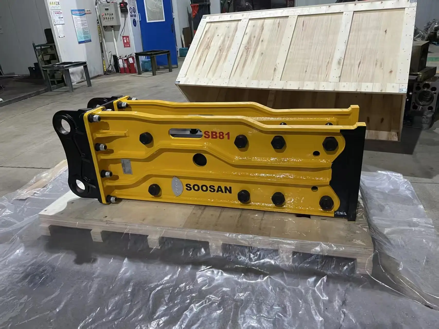 For SB81 Box Type Hydraulic Breaker Core Chisel Components for 18-26 ...