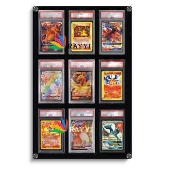 Rayyi Custom Wall Mountable Acrylic Pokemon Graded Sports Card Slab ...