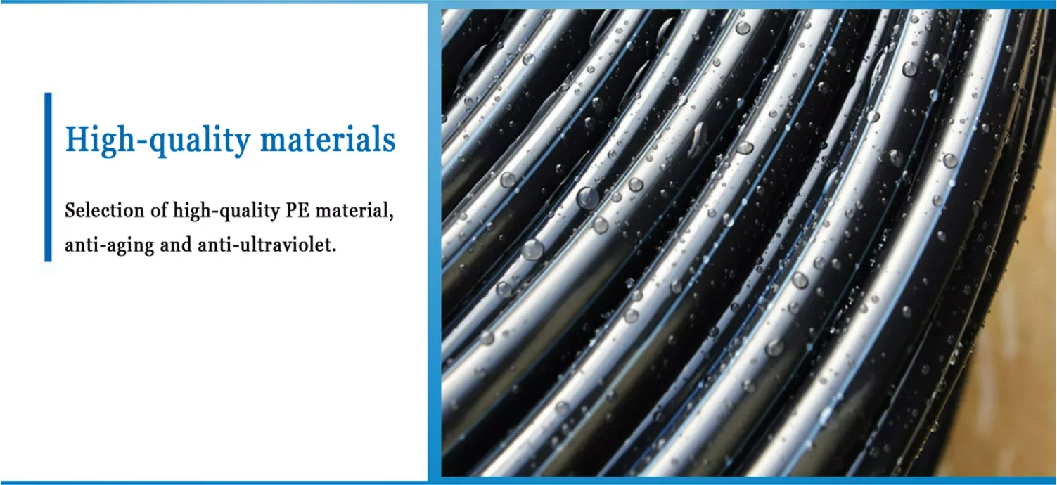 DN16 LDPE Tube Plastic Irrigation Pipes Agricultural Drip Tube PE Pipe ...