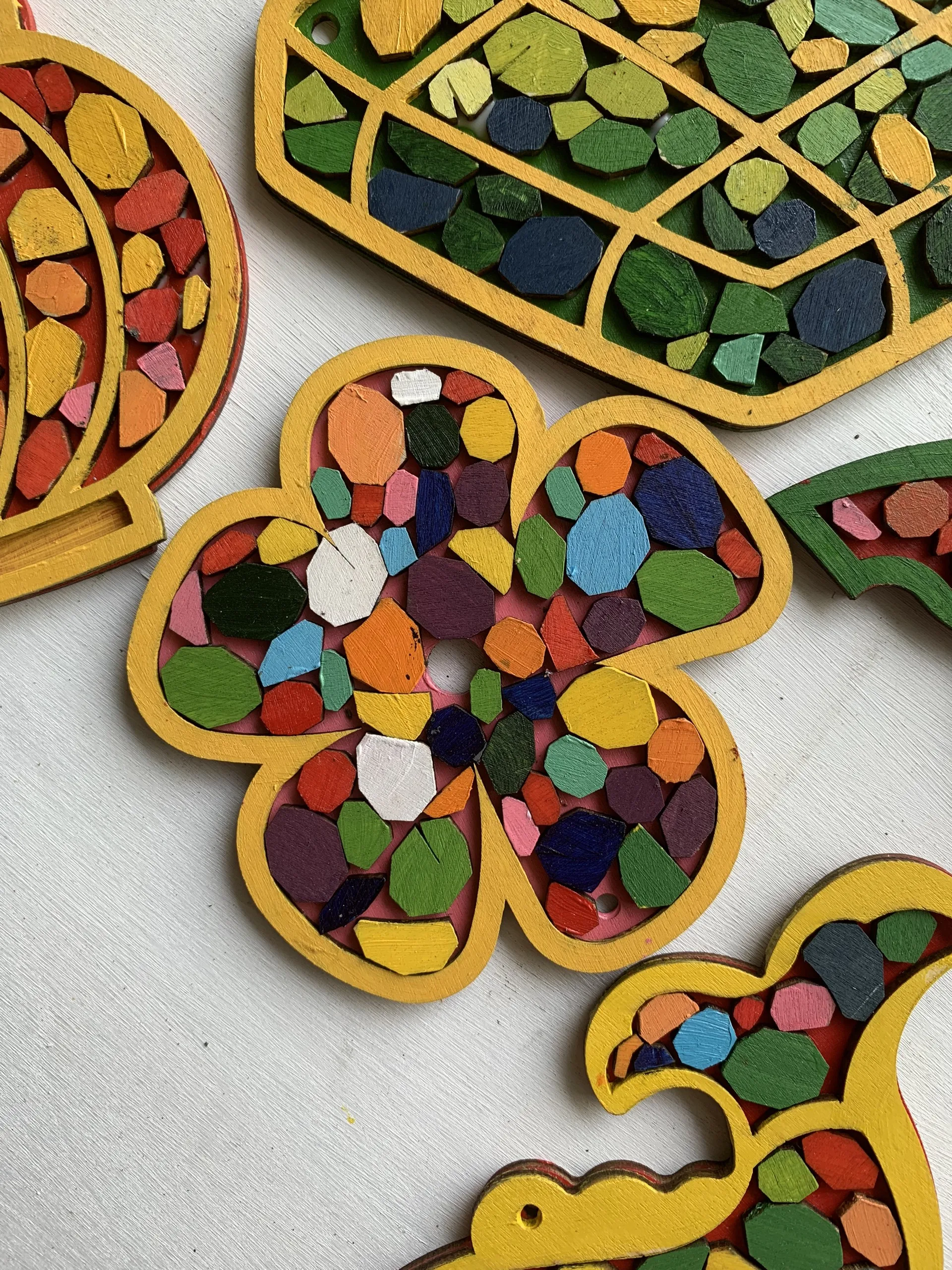 Wooden Picture Puzzle Toys With Mosaic Style Made By 100% Plywood 3mm ...