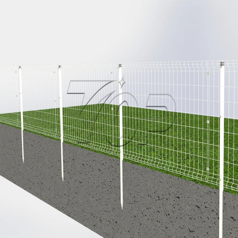 Anti Climb Euro Panel Fence Pvc Coat 3d Welded Wire Mesh Fence ...