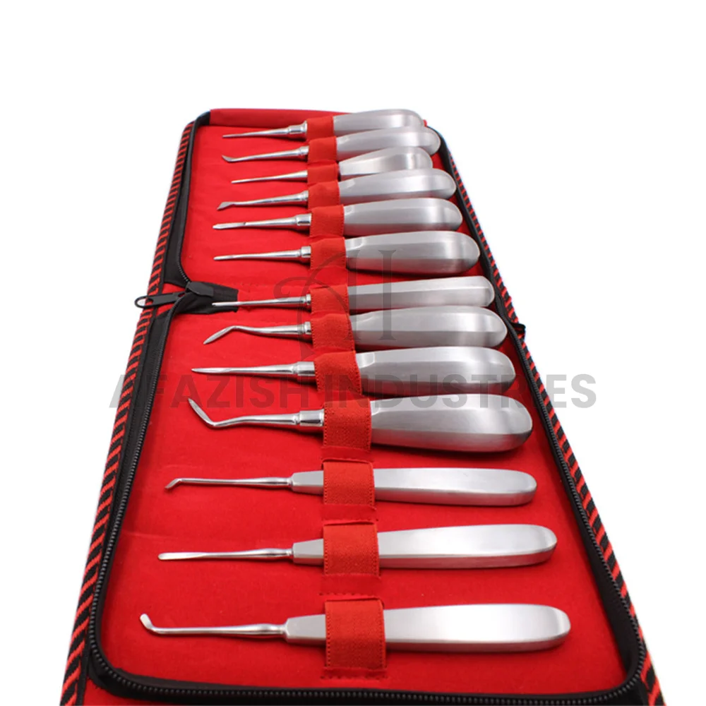 Premium Quality Dental Root Elevator Set Of 13 Pcs Stainless Steel ...
