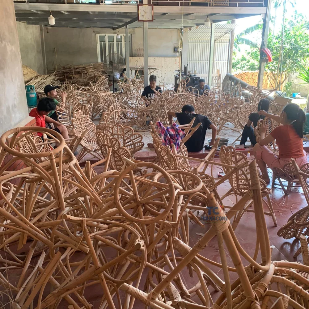 Rattan Kid Bow Chair Rattan Chair Furniture For Baby Doll Toys Chair ...