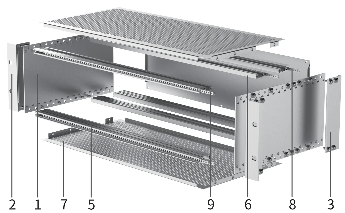 Manufacturer Rdekono Customized Hot Selling Beg 3u Pro Subrack - Buy ...