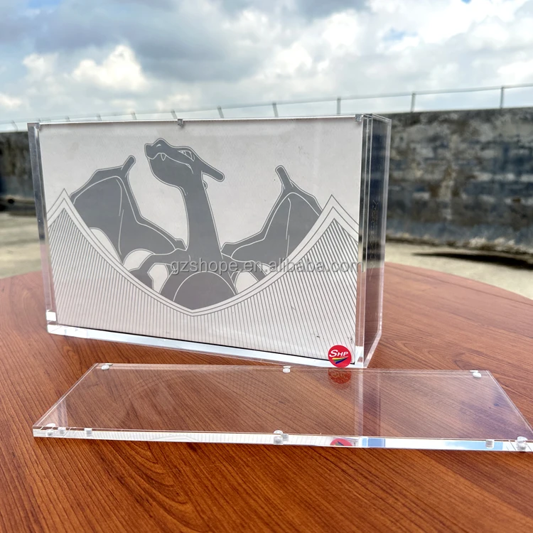 Acrylic Charizard Upc Box Display Case For Pokemon Charizard Ultra ...
