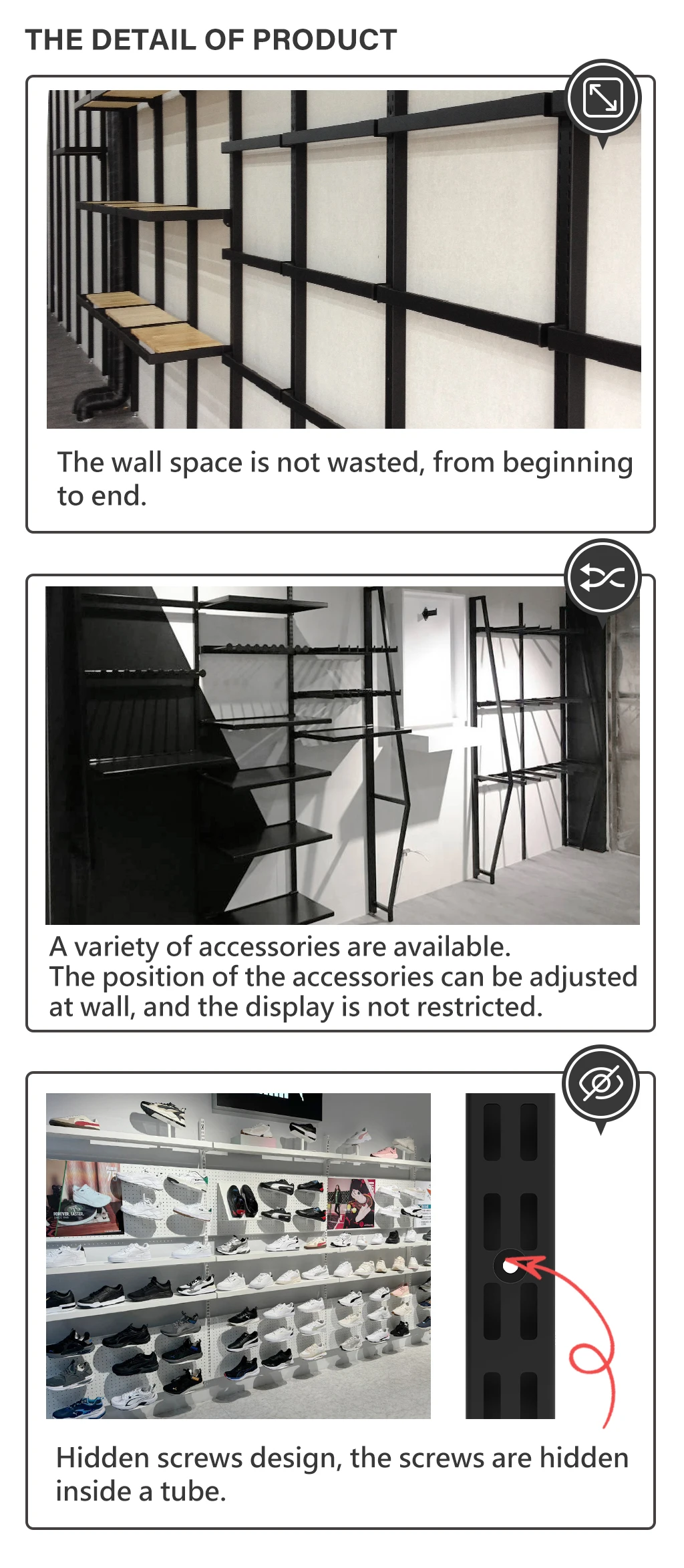 4x4cm Outrigger Garment Rack Systems - Retail Accessories
