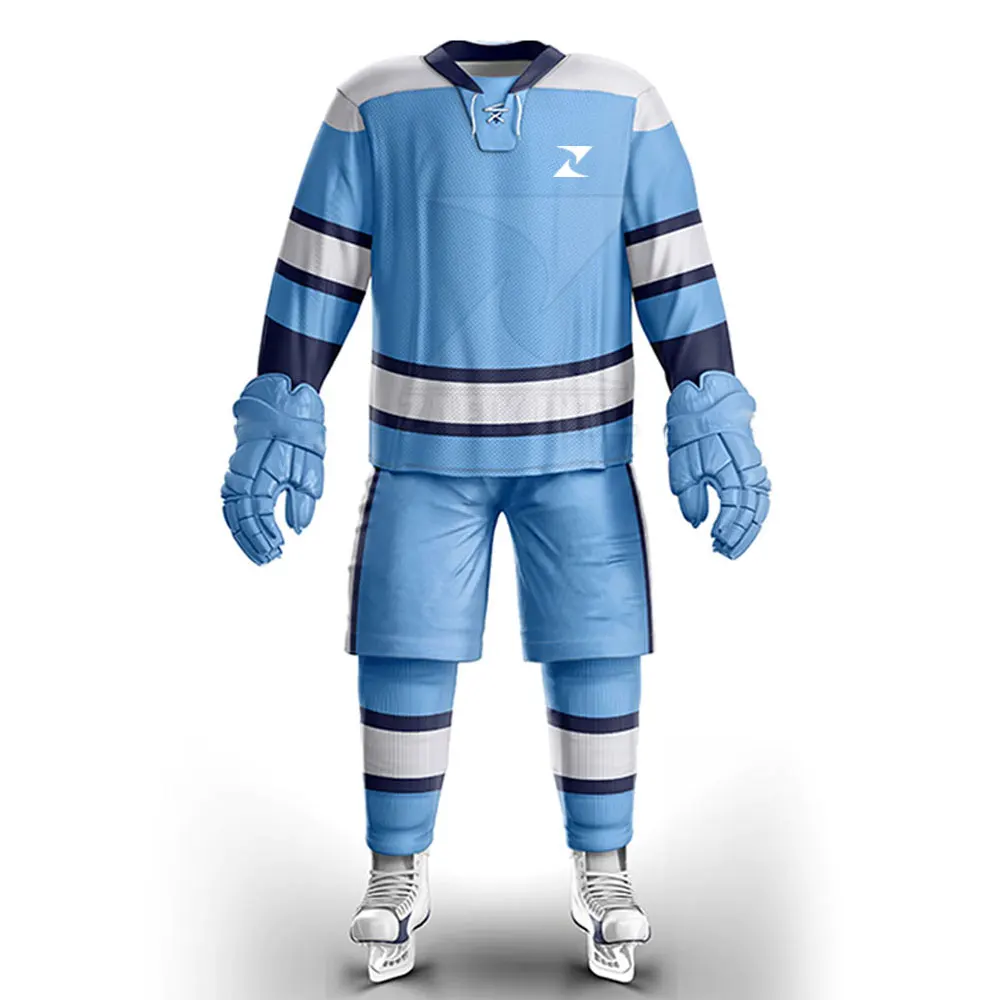 High Quality Polyester Made Custom Ice Hockey Uniform Factory Made Low ...